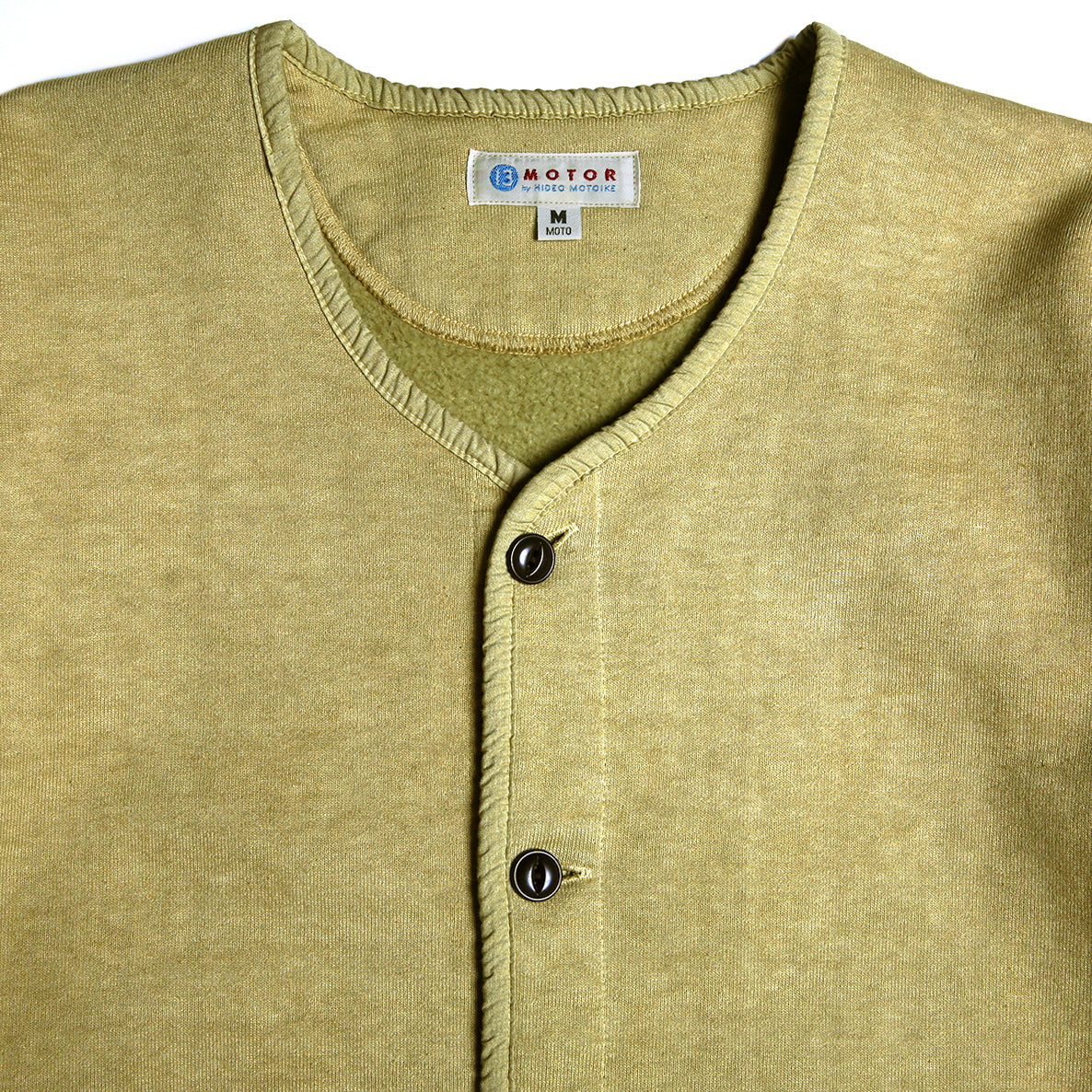 "MOTOR NEW VINTAGE" OLD LOOPWHEEL COTTON SWEAT CARDIGAN 旧吊り編みコットン スウェッ ...